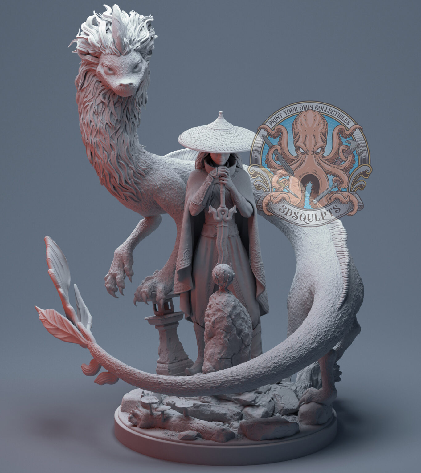 Raya and the last Dragon – 3D printable model – 3DSQULPTS – print your ...